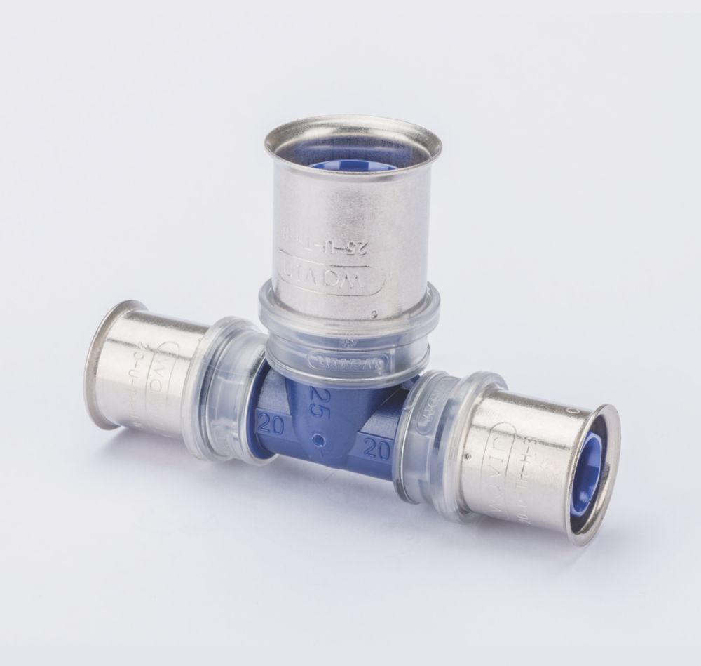 Wavin Tigris K5 Multi-Layer Composite Press-Fit Reducing Tees 20mm x ...