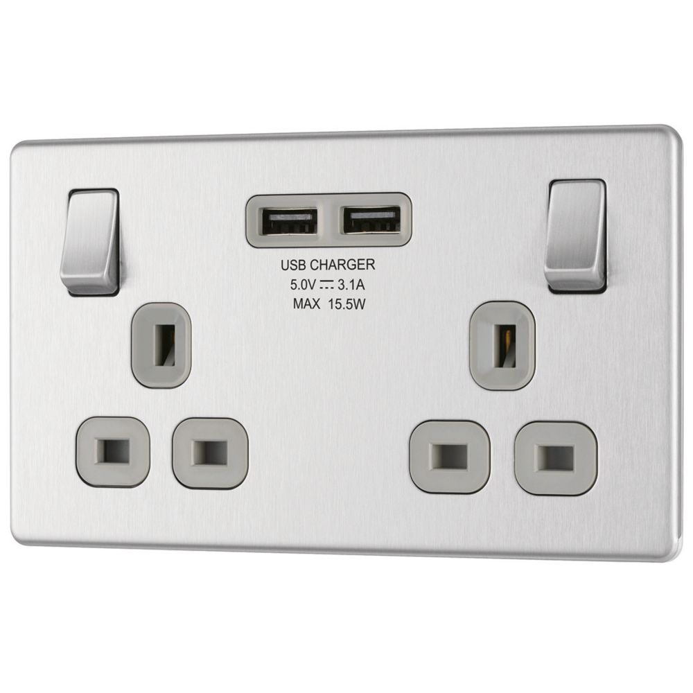 USB Sockets | USB Plug Sockets | Screwfix.ie