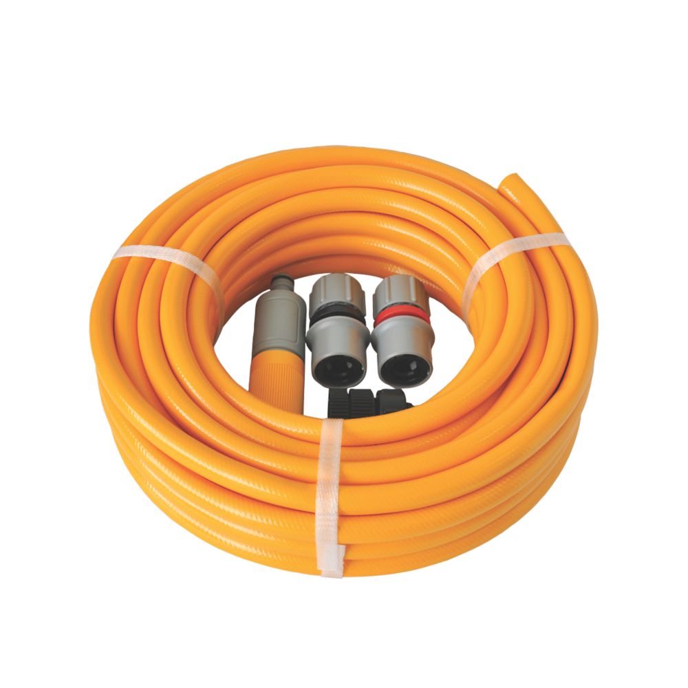 Titan Hose Pipe Set 12.5mm x 15m 5 Pcs - Screwfix