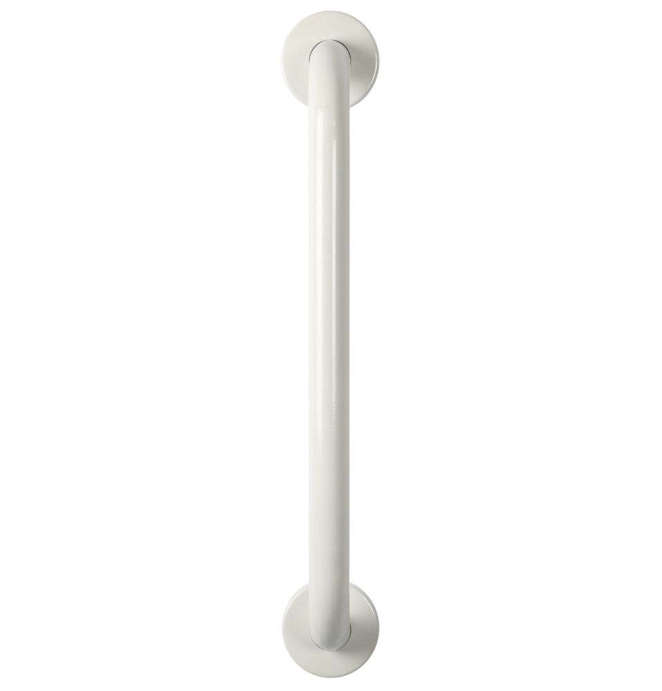 Croydex Straight Doc M Grab Bar White 450mm | Grab Rails | Screwfix.ie