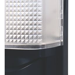 LAP Indoor & Outdoor Square LED Bulkhead With PIR Sensor Black 8W 670lm ...