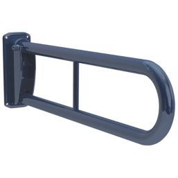 Doc M Fold-Down Grab Rail Blue 760mm x 250mm x 35mm - Screwfix
