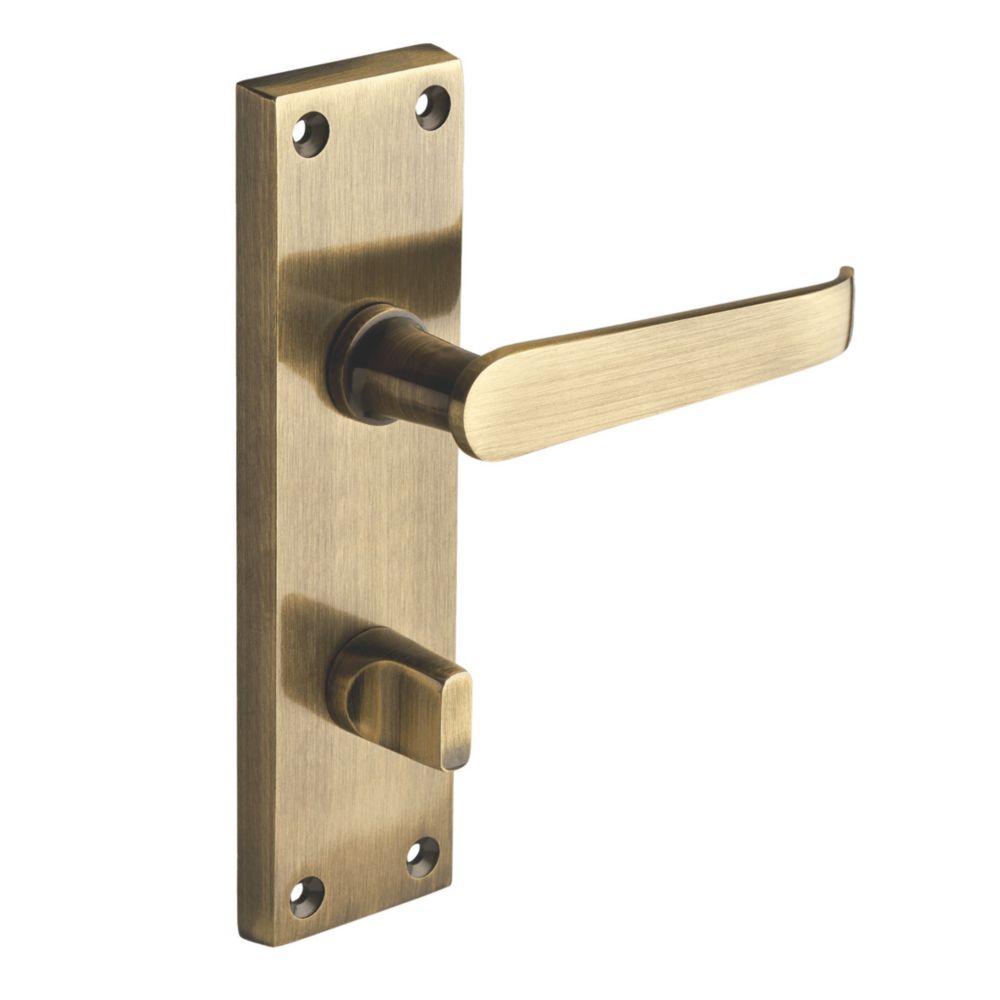 Designer Levers Victorian Fire Rated Long Straight Lever Bathroom Door ...