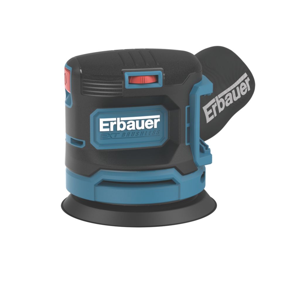 Erbauer ERI1105SDR 125mm 18V Li-Ion EXT Brushless Cordless Random Orbit ...