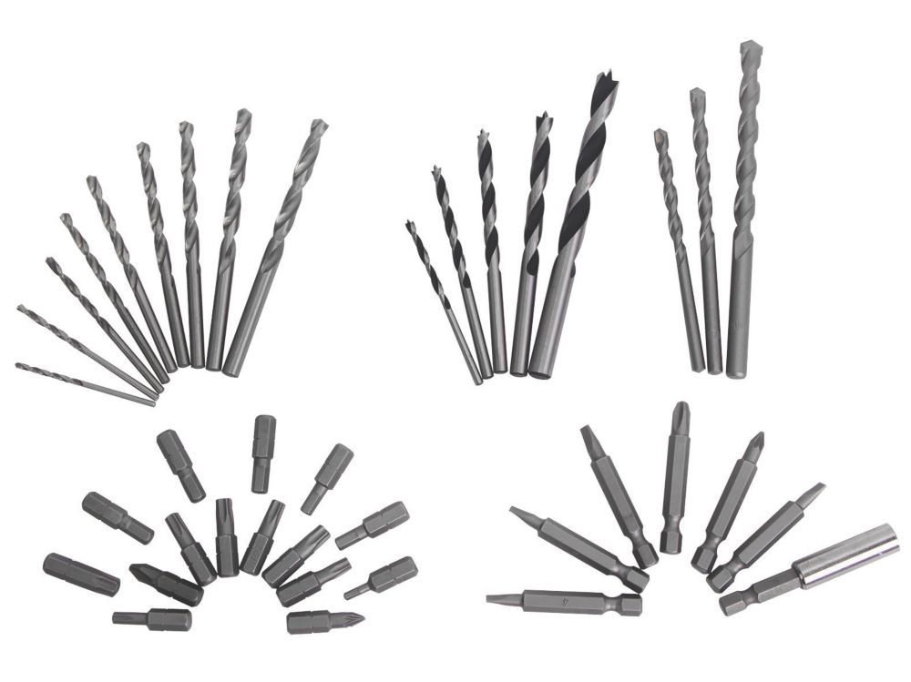 Multi-Material Bit Set 40 Pcs - Screwfix