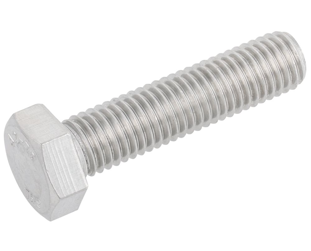 Easyfix A2 Stainless Steel Set Screws M12 x 50mm 10 Pack - Screwfix