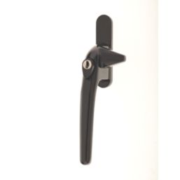 Mila RM Cockspur Left-Handed Window Handle Black - Screwfix
