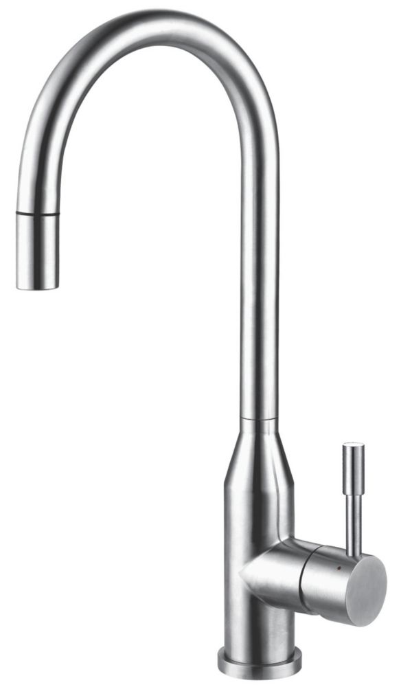 Franke Montreux Kitchen Tap Silver - Screwfix