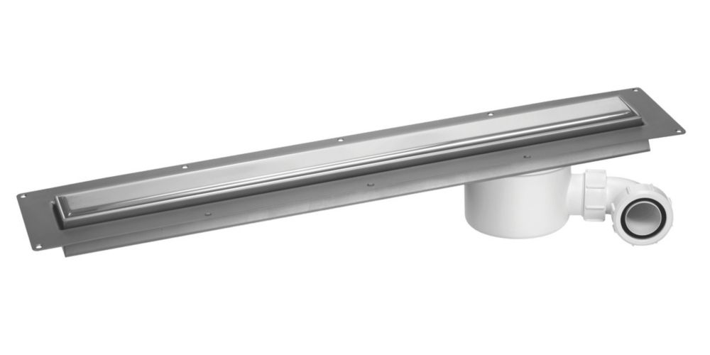 McAlpine CD800-O-P Slimline Channel Drain Polished Stainless Steel ...