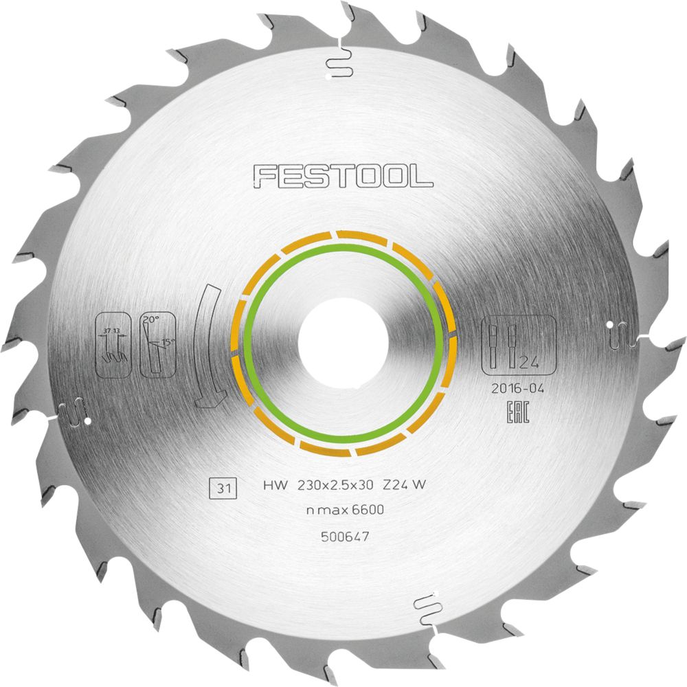 Festool Multi-Material TCT Circular Saw Blade 230mm x 30mm 24T - Screwfix