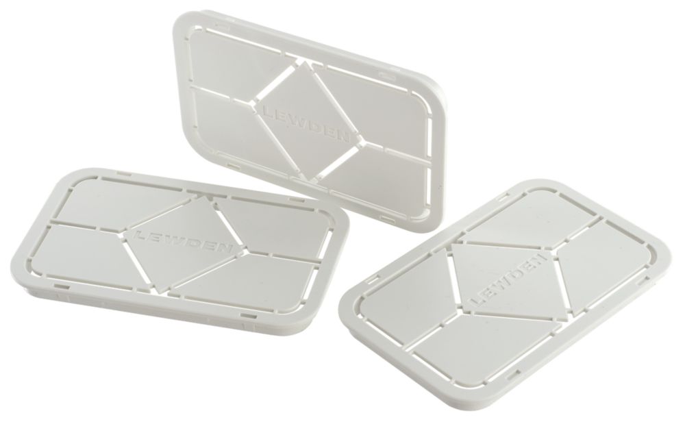 Lewden 1-Entrance PRO Board Rear Grommets 60mm x 100mm 3 Pack - Screwfix