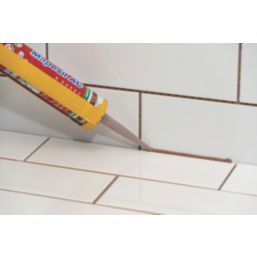 Mapei Mapesil AC 142 Solvent-Free Silicone Sealant Brown 310ml - Screwfix