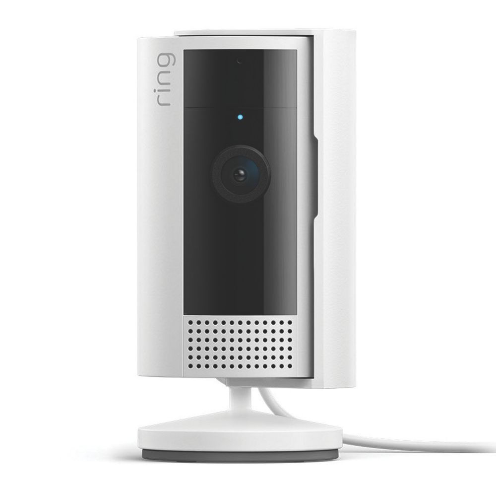 Ring Mains-Powered White Wired 1080p Indoor Cylinder Smart Camera (2nd ...