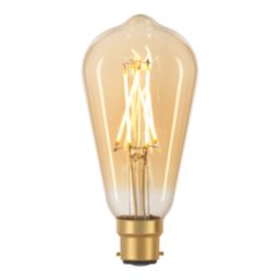 LAP Myko B22 ST64 LED Virtual Filament Smart Light Bulb 7.3W 806lm ...