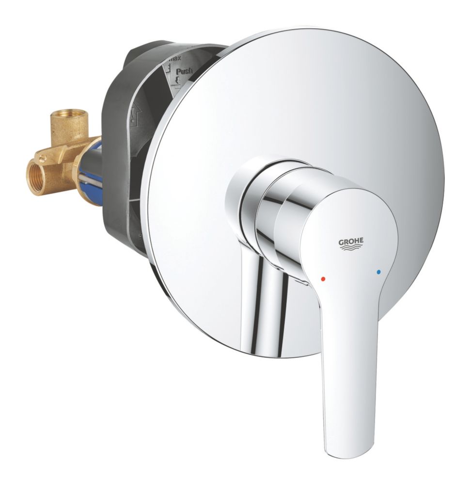 Grohe Start Concealed Single Outlet Manual Chrome Mixer Shower Valve ...