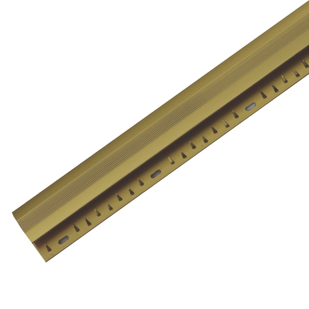Zig Zag Door Strip Gold 0.9m x 42mm - Screwfix
