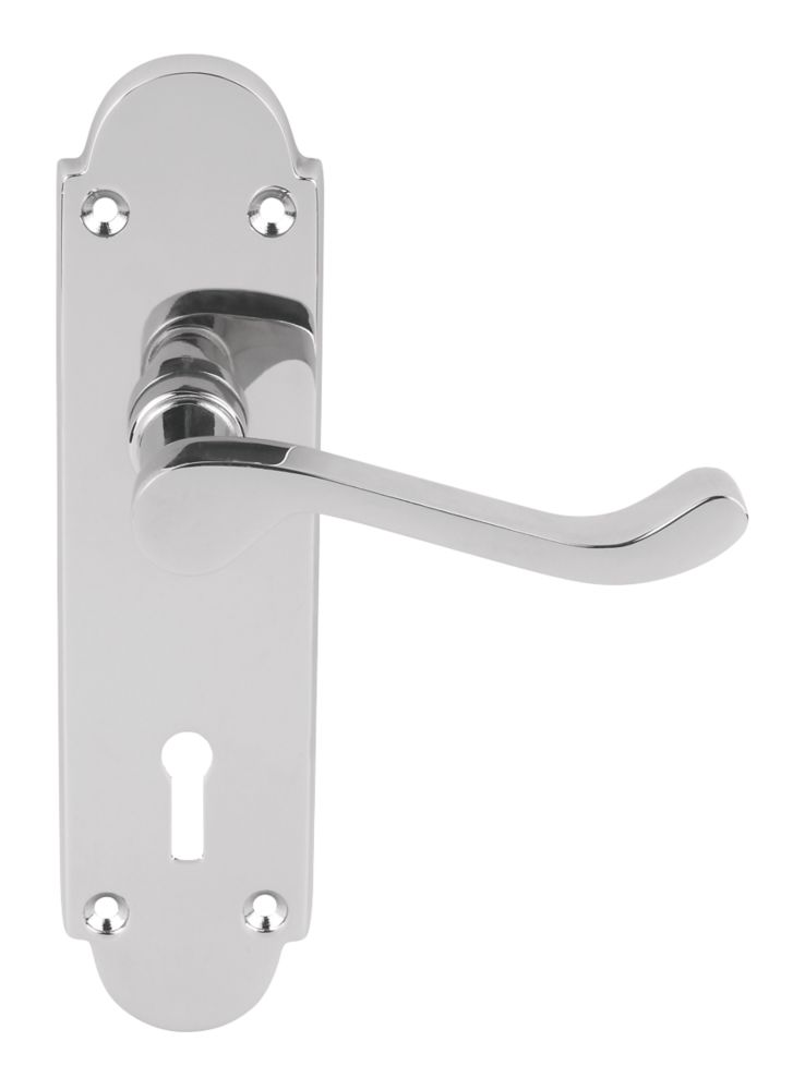 Smith & Locke Lulworth Fire Rated Lock Lever on Backplate Door Handles ...