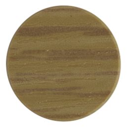 Timco 13mm 112 Pack Oak Screw Cover Stickers - Screwfix