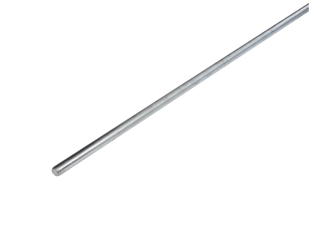 Easyfix BZP Steel Threaded Rods M20 x 1000mm 5 Pack - Screwfix
