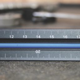 Faithfull Tri-Scale Architect Aluminium Ruler 11 3/4" (300mm) - Screwfix