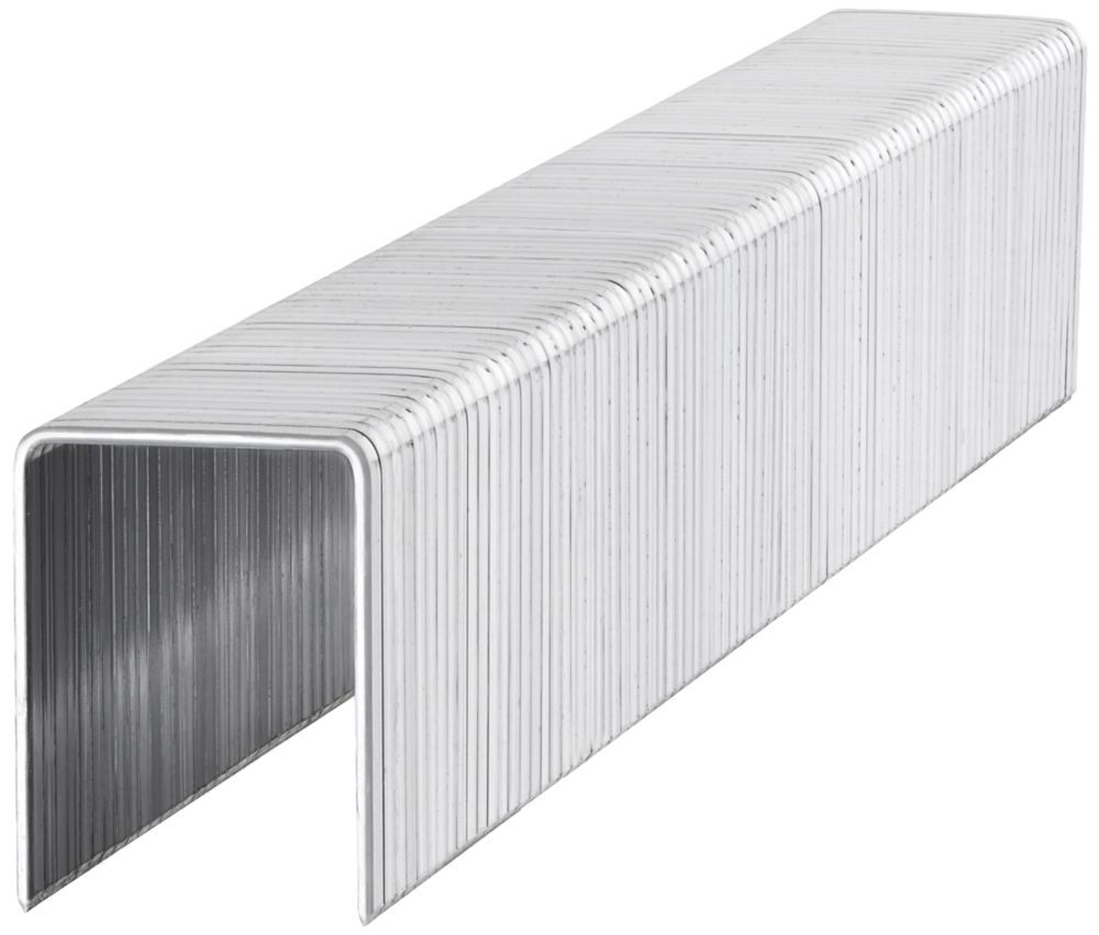 Stanley Heavy Duty Staples Zinc-Plated 14mm x 10mm 1000 Pack - Screwfix