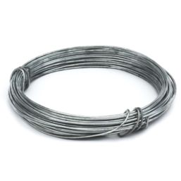 Apollo Galvanised Steel Garden Wire 2.5mm x 25m - Screwfix