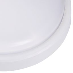 LAP Indoor Round LED Bulkhead White 9W 600lm - Screwfix