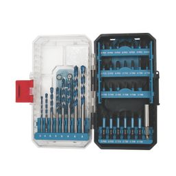 Erbauer Multi-Material Drill Bits 35 Piece Set - Screwfix