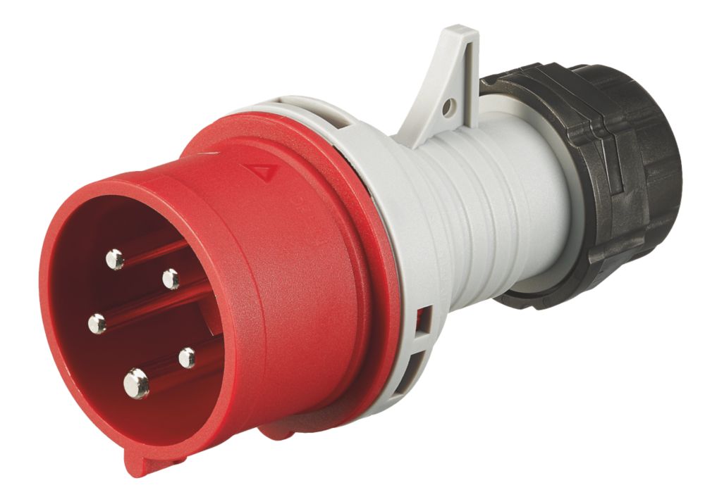 MK 16A 3P+N+E Site Service Plug 380-415V - Screwfix