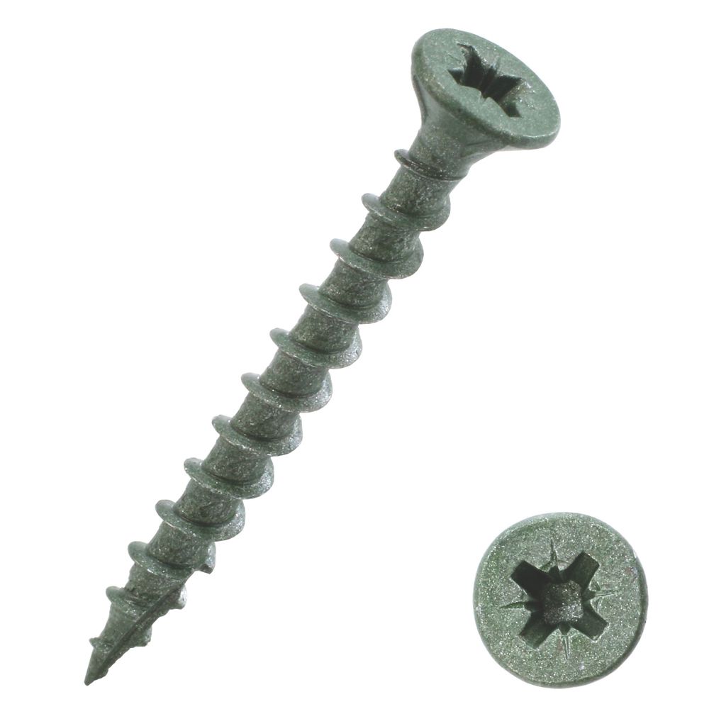 Timba PZ Double-Countersunk Decking Screws 4.0mm x 40mm 200 Pack - Screwfix