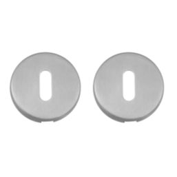 Eclipse Fire Rated Standard Escutcheon (Pair) Satin Stainless Steel ...