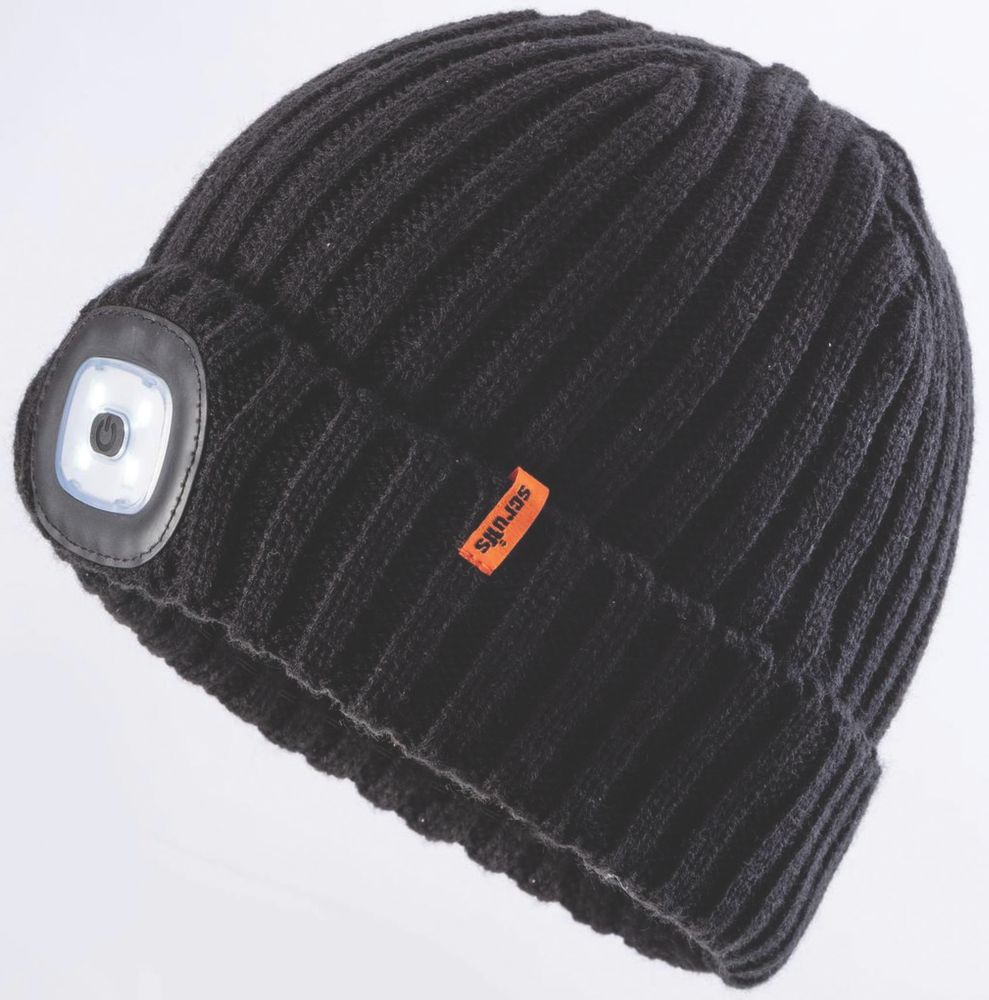 Scruffs T54631 LED Beanie Black | Hats | Screwfix.ie