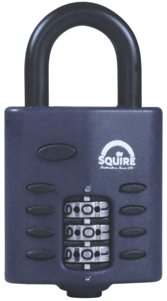 Squire CP30 Water-Resistant Combination Padlock Blue 30mm - Screwfix