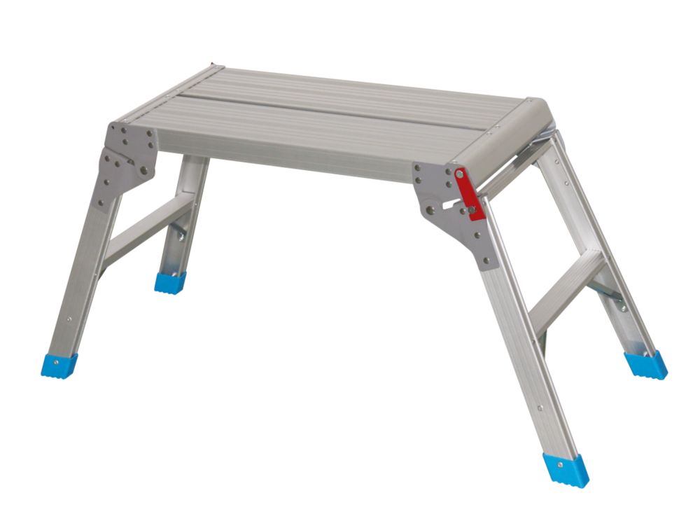 Mac Allister Aluminium 470mm x 0.6m Folding Work Platform - Screwfix