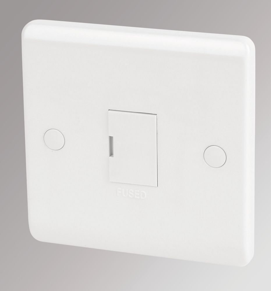 LAP 13A Unswitched Fused Spur White - Screwfix