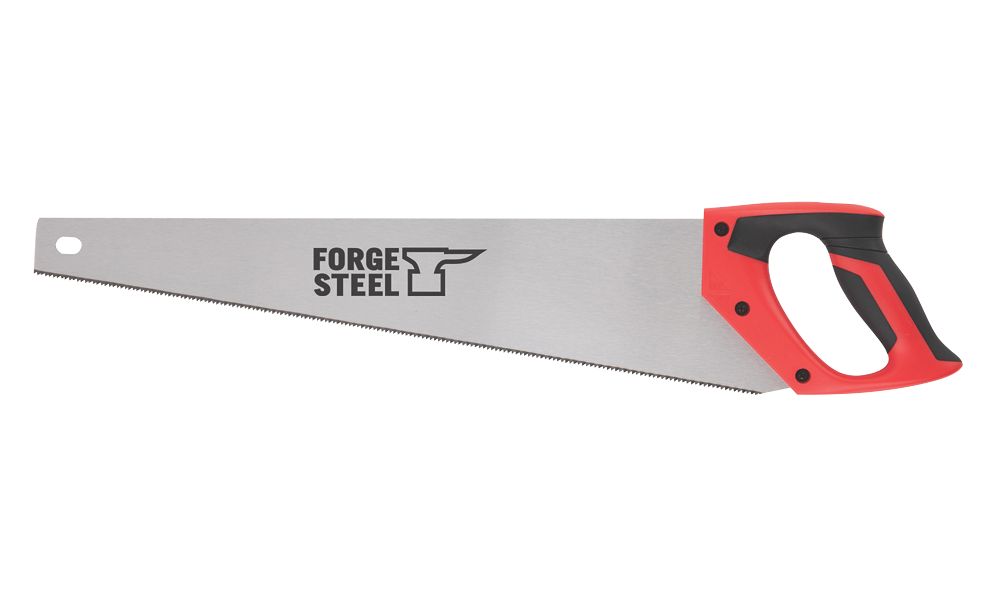 Forge Steel 9tpi Wood Hand Saw 20" (500mm) - Screwfix