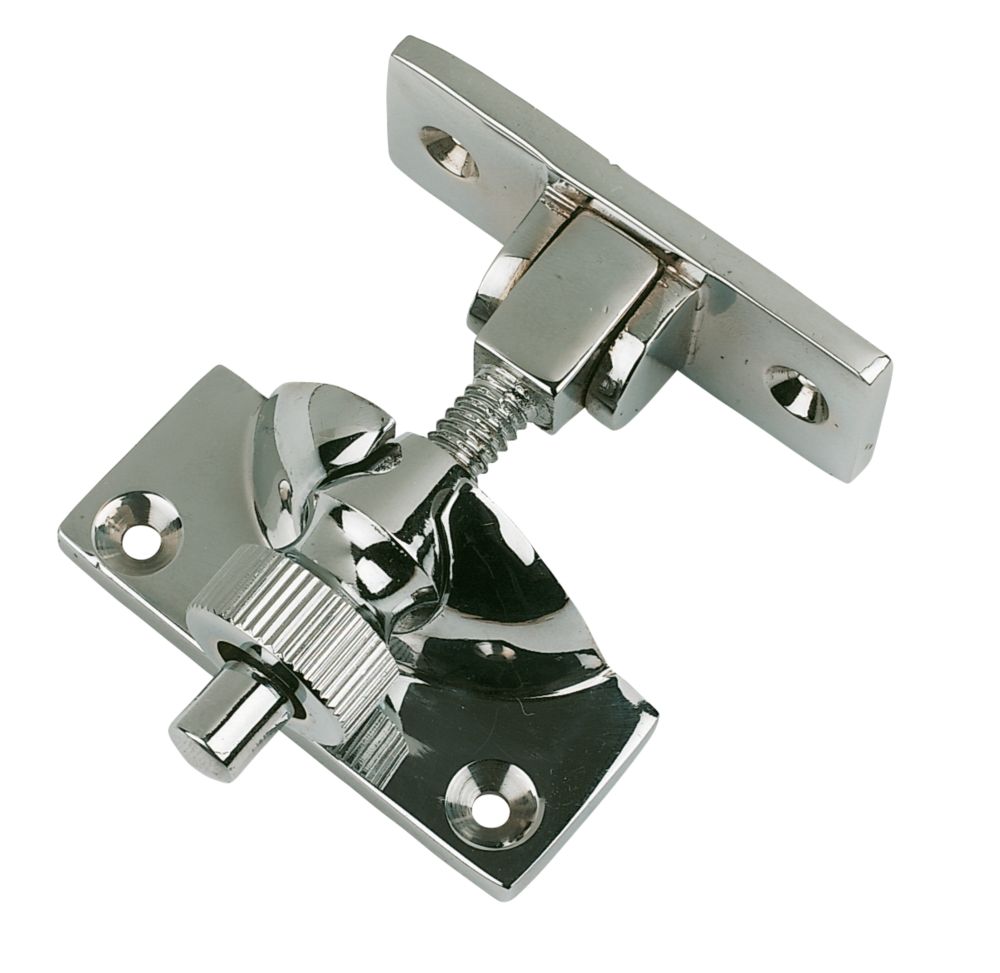 Brighton Sash Fastener Polished Chrome 58mm x 22mm - Screwfix