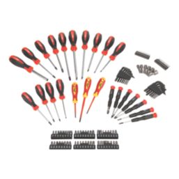 Forge Steel Mixed Angle Screwdriver Set 112 Pieces - Screwfix