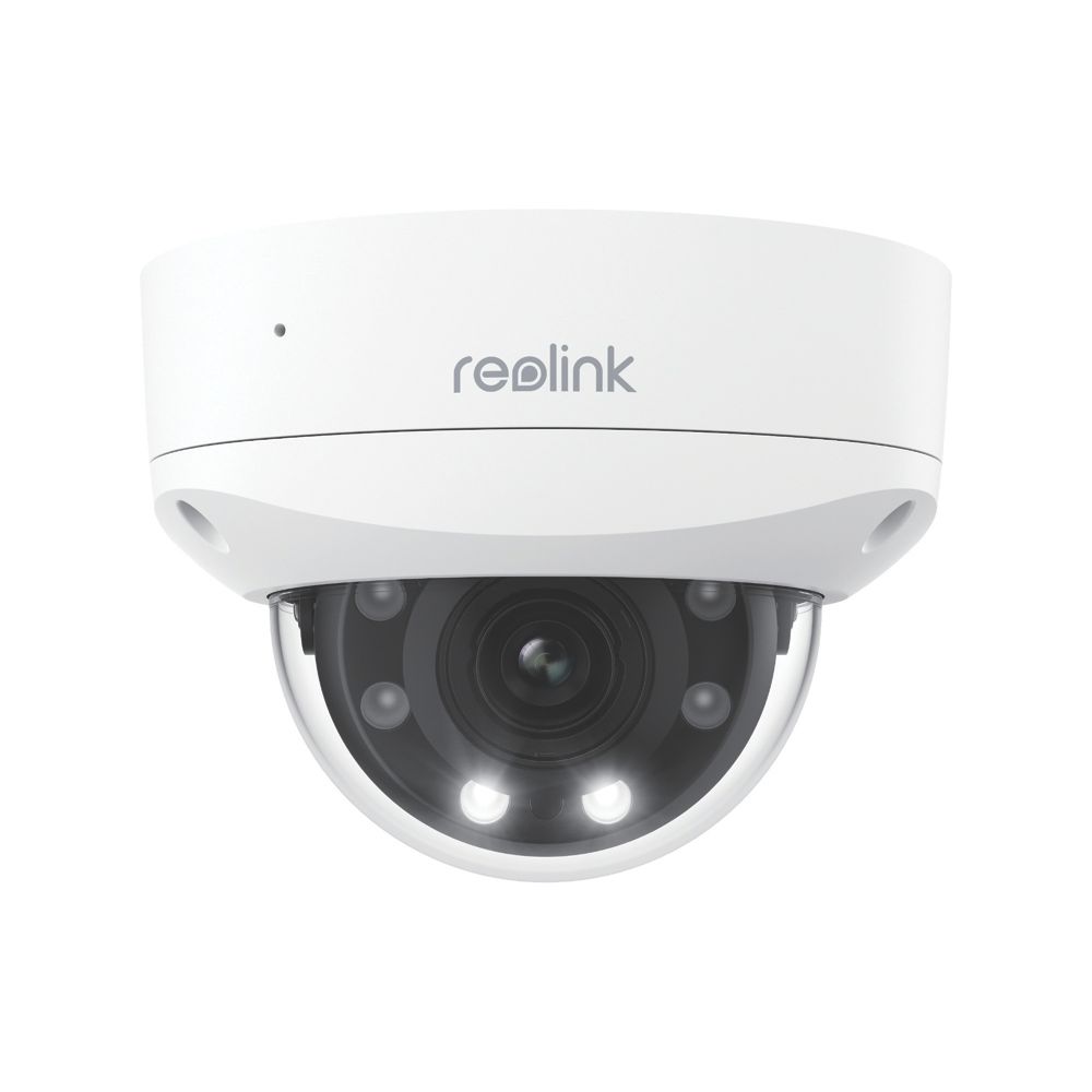 Reolink P437 PoE or Mains-Powered White Wired 4K Indoor & Outdoor Dome ...