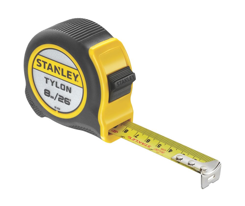Stanley 8m Tape Measure - Screwfix