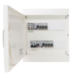 Garo G26B-7AS 26-Module 15-Way Populated Dual RCD Consumer Unit with ...