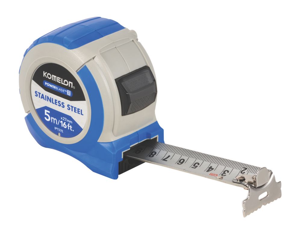 Komelon PowerBlade 5m Tape Measure - Screwfix