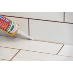 Mapei Mapesil AC 132 Solvent-Free Silicone Sealant Beige 310ml - Screwfix