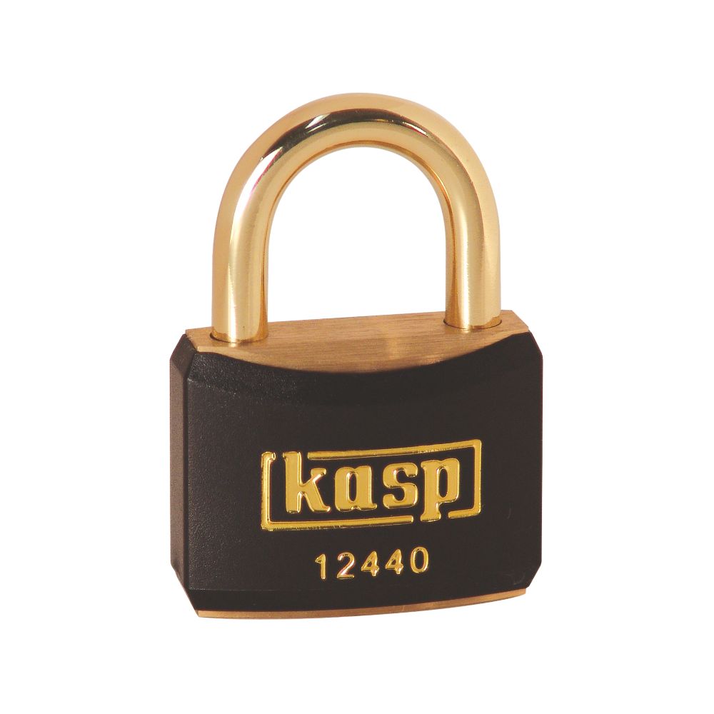 Kasp Lockout Padlock Black 20mm x 21mm - Screwfix