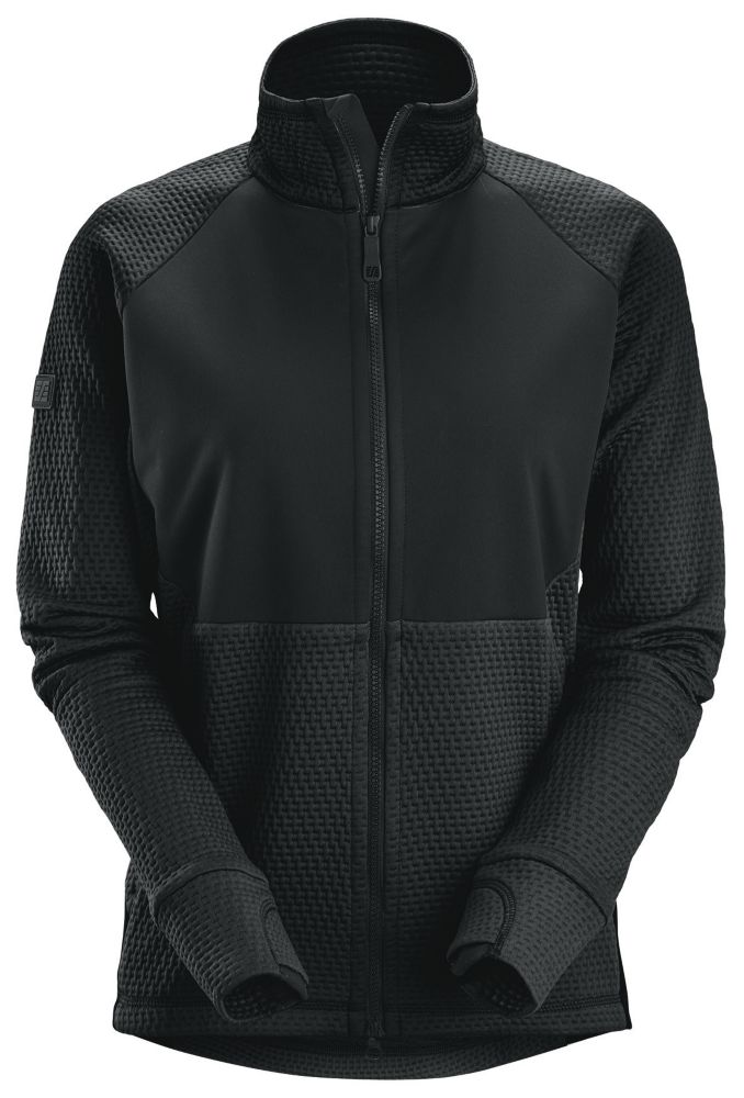 Snickers 8407 Womens Midlayer Jacket Black Size 14-16 - Screwfix