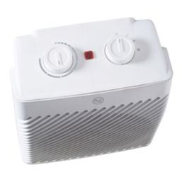 Nilaveli 2000W Electric Portable Fan Heater White - Screwfix