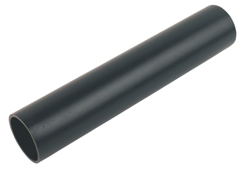 FloPlast Push-Fit Pipe Black 40mm x 3m - Screwfix