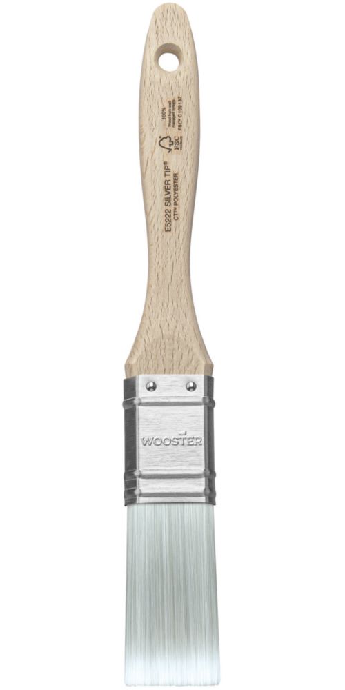 Wooster Silver Tip Synthetic Bristle Paint Brush 1" | Brush Singles ...