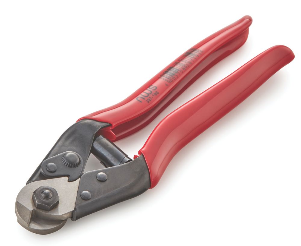 NWS Wire Rope Cutting & Sleeve Crimping Pliers 7 1/2" (190mm) - Screwfix