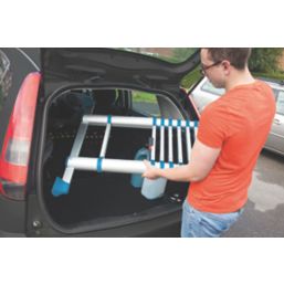 Mac Allister 3.8m Telescopic Ladder - Screwfix